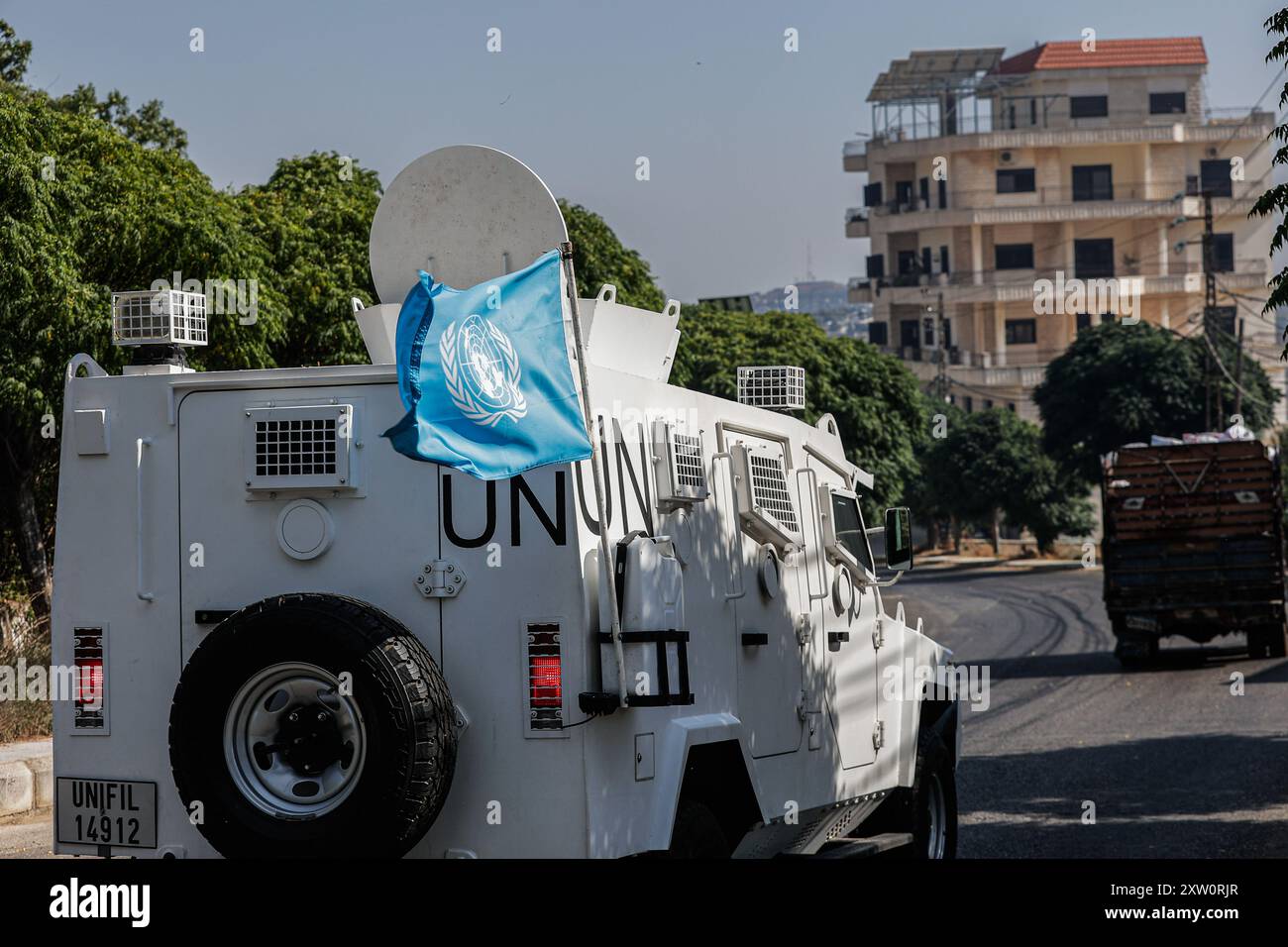 Marjayoun, Lebanon. 16th Aug, 2024. UN (United Nations) mission ...