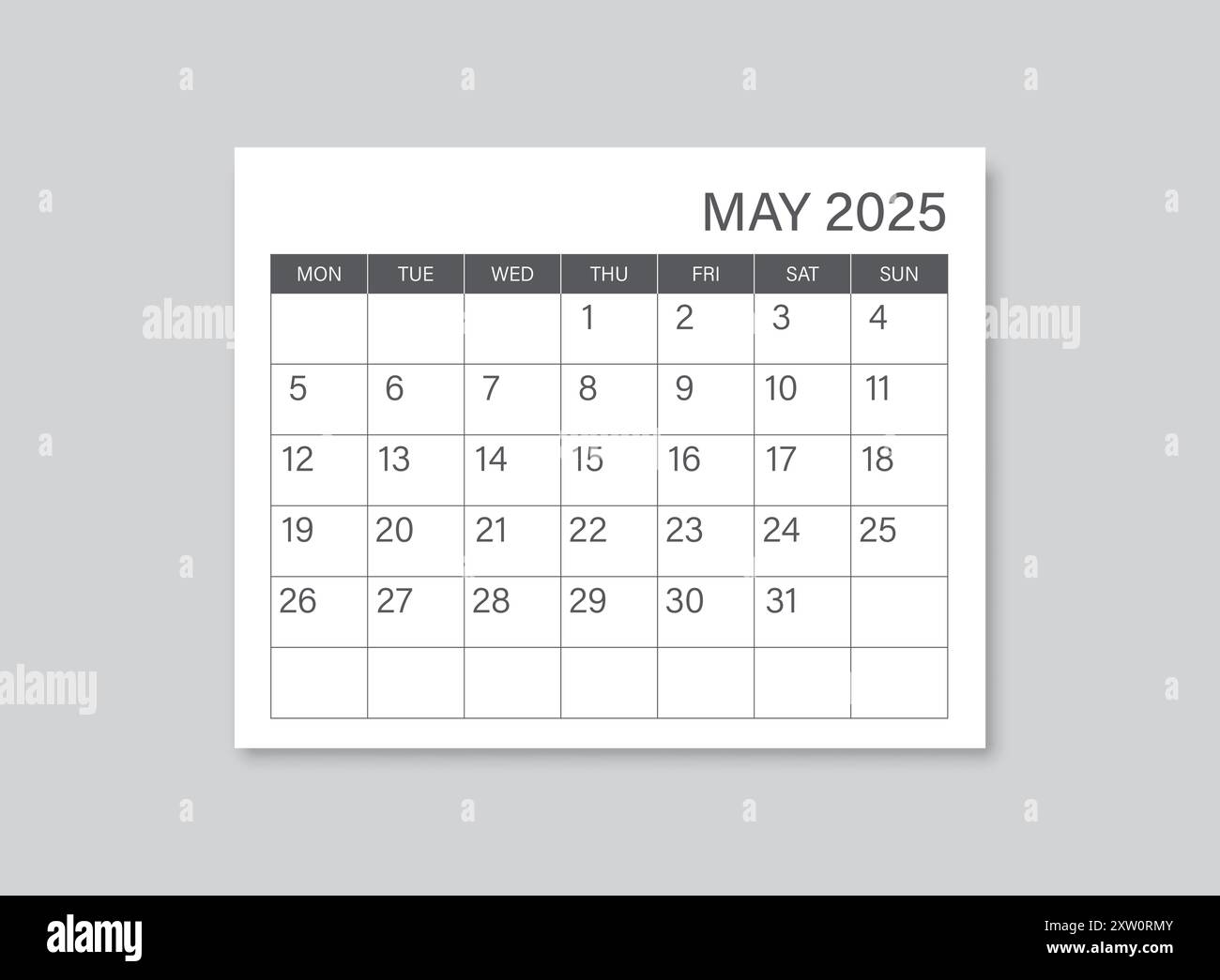 On may 2025 in Stock Vector Images - Alamy