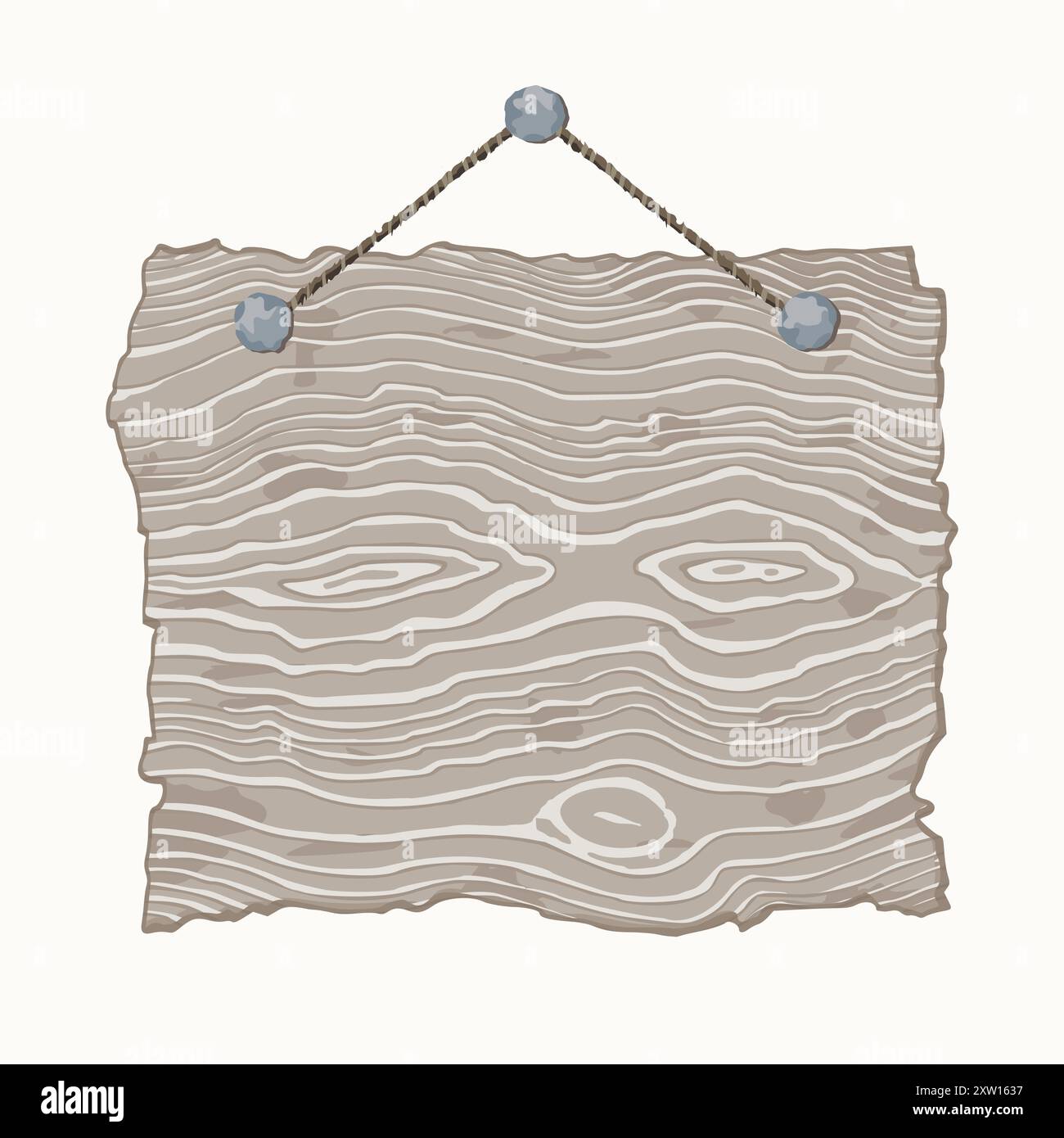 Light gray hanging blank old wooden sign Stock Vector Image & Art - Alamy