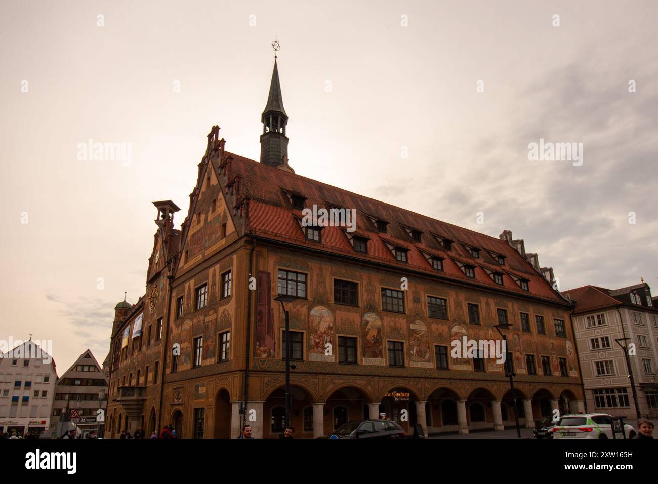 ULM, GERMANY - FEBRUARY 18, 2024: City Hall building built in the 14th ...