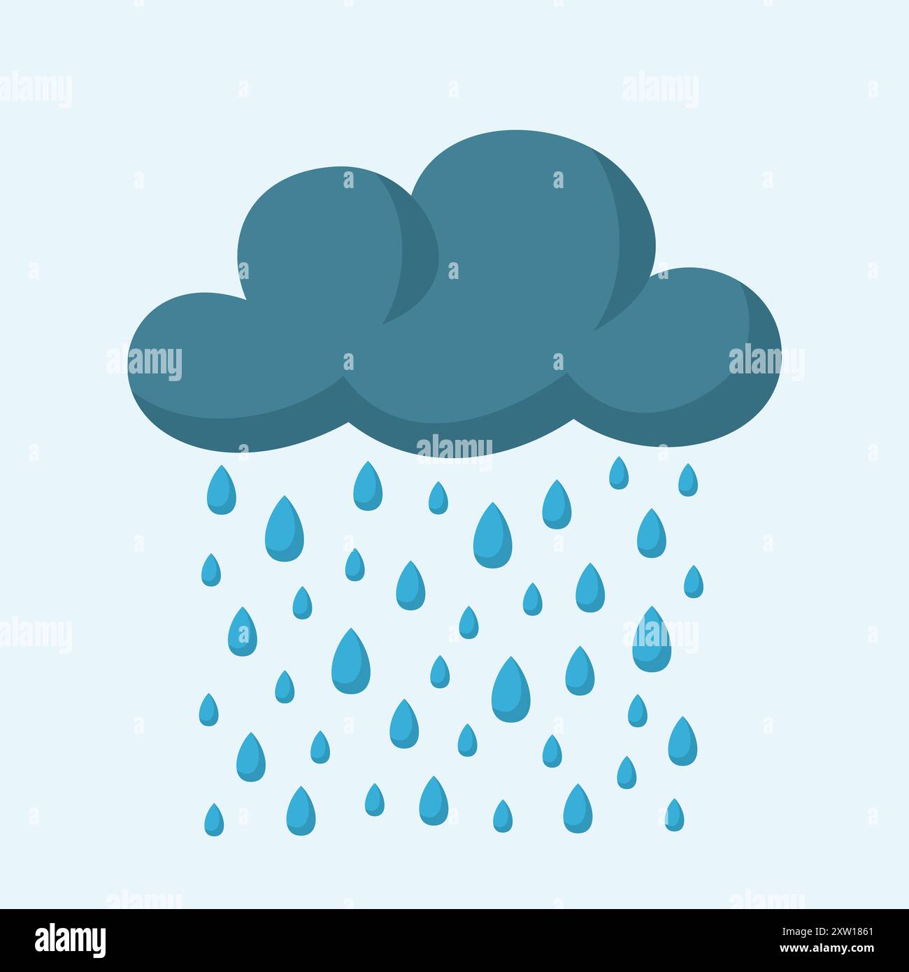 Dark cloud isolated Stock Vector Images - Alamy