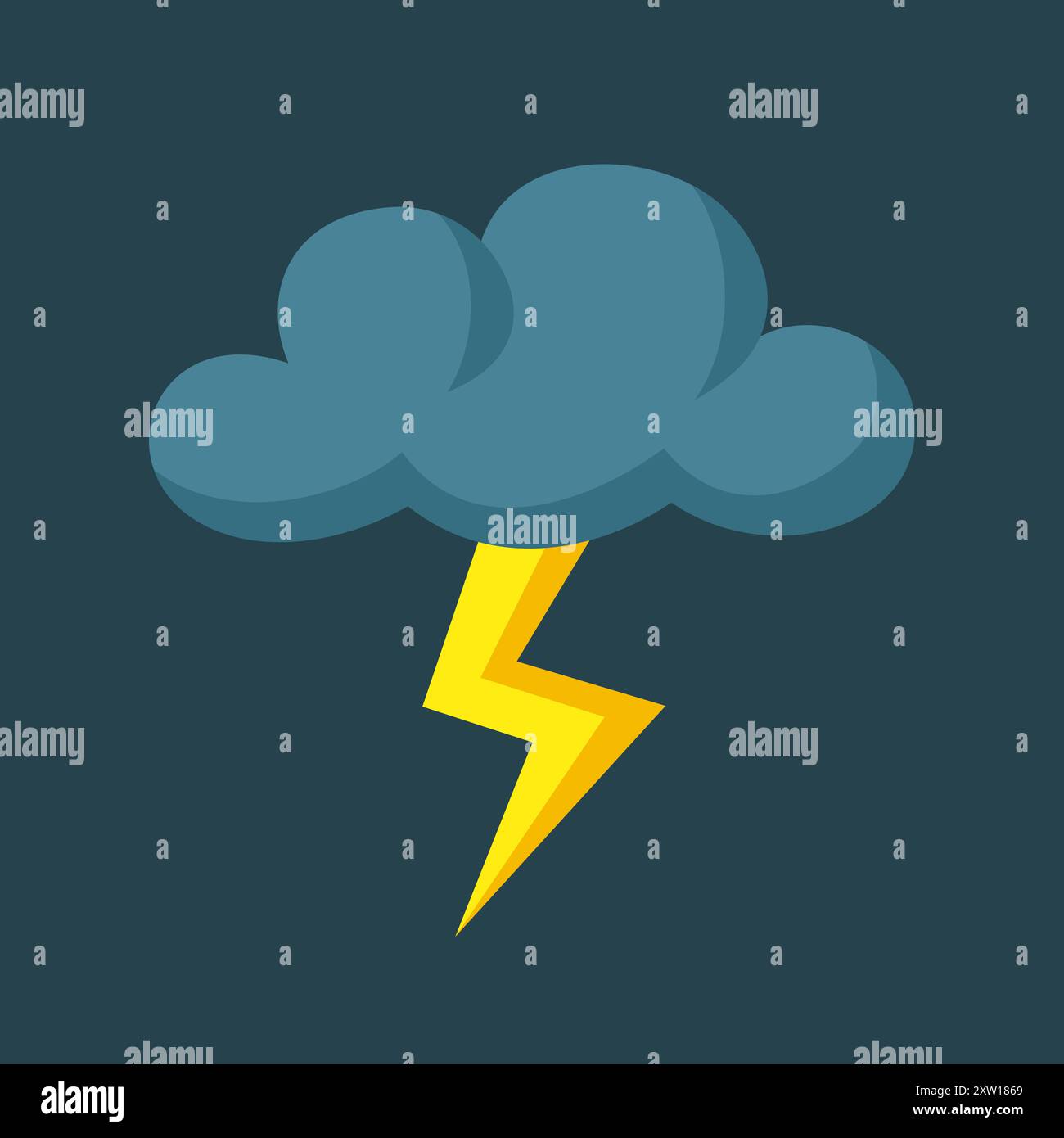 Dark cloud isolated Stock Vector Images - Alamy