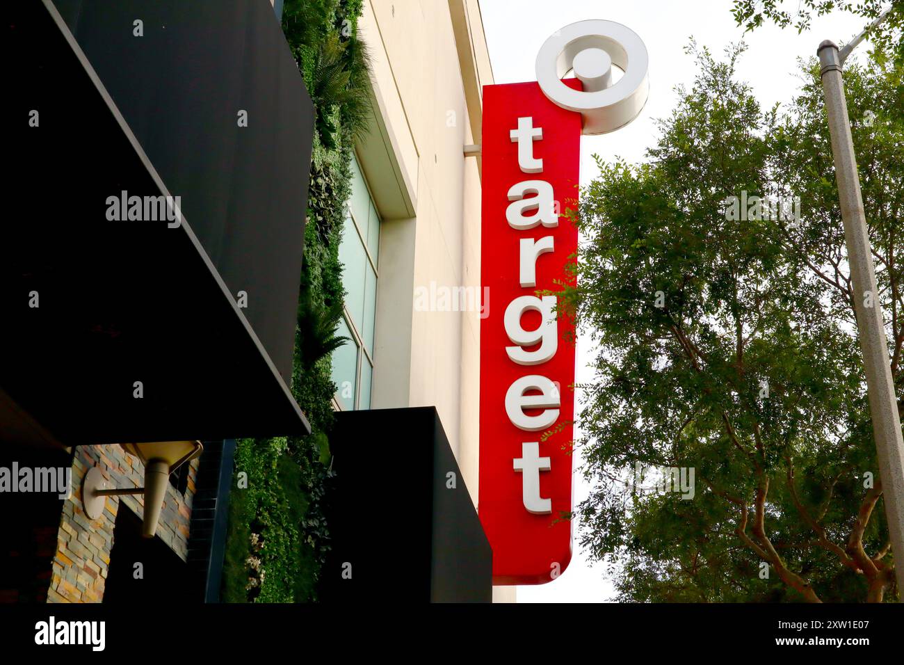 Target Store sign, company chain of discount department stores in the ...