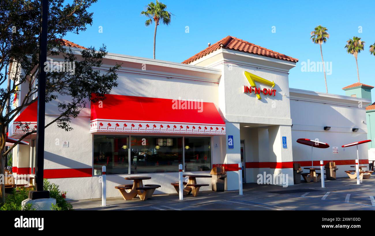 IN-N-OUT BURGER Restaurant. American chain of Fast Food Restaurants ...
