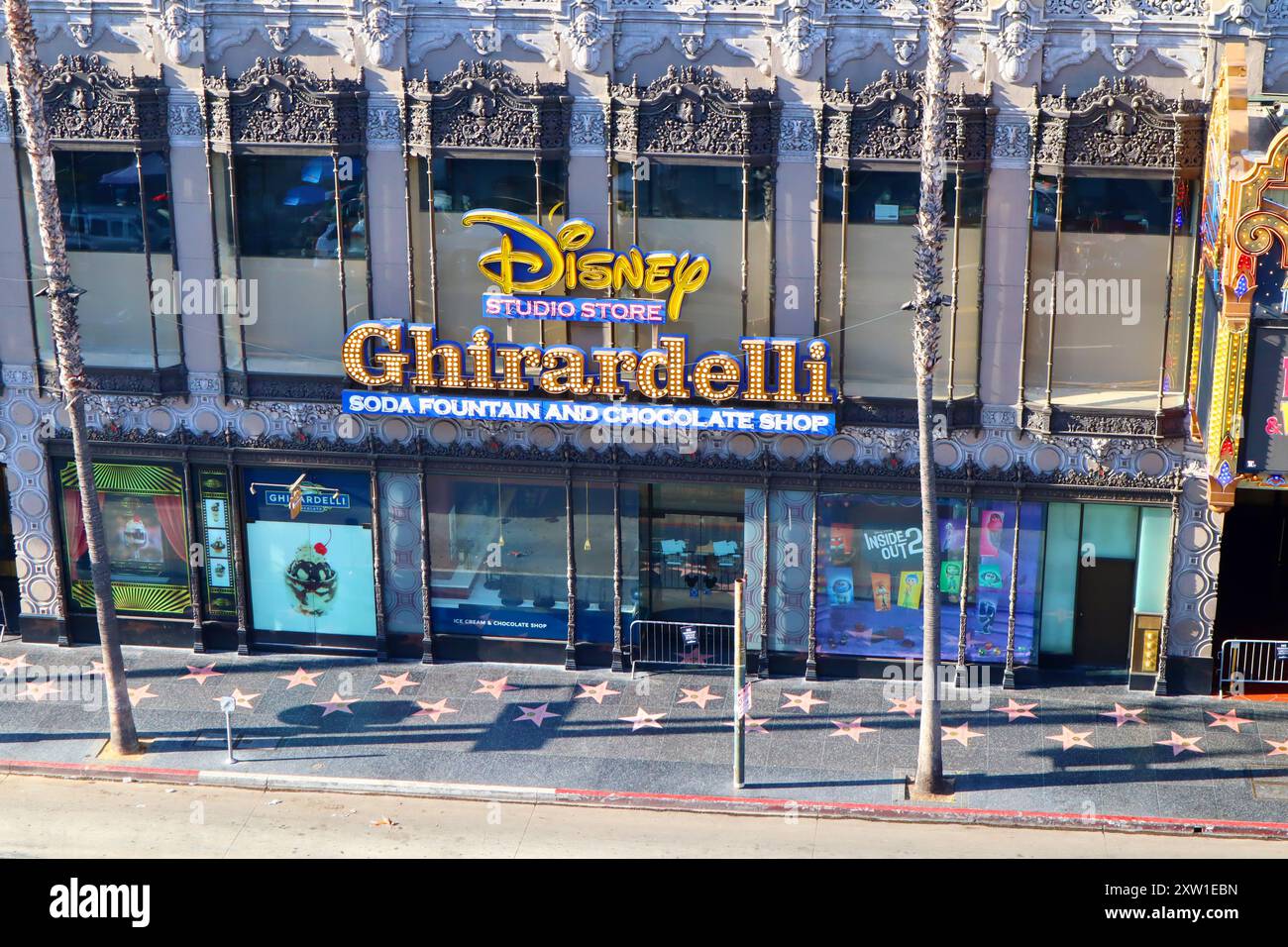 Ghirardelli soda fountain and chocolate shop, Disney Studio Store ...