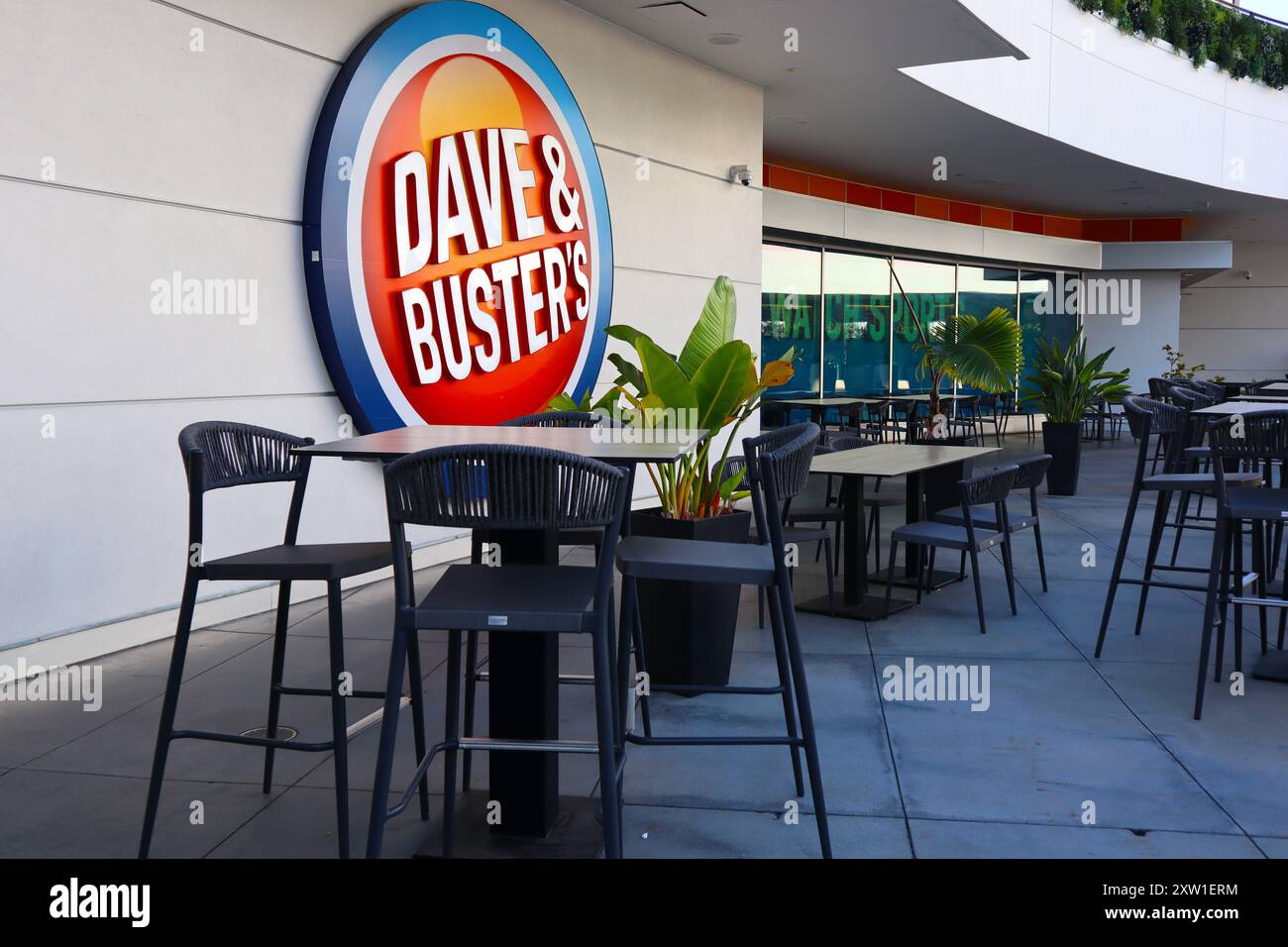 Dave & Buster's, American restaurant and entertainment business Stock ...