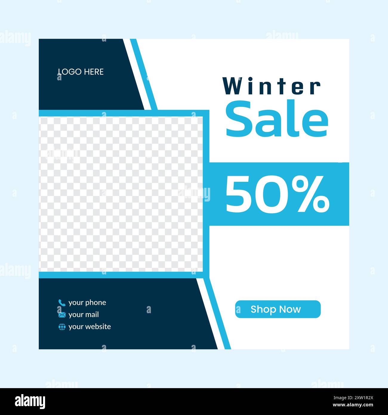 Christmas social media sale Stock Vector Images - Alamy