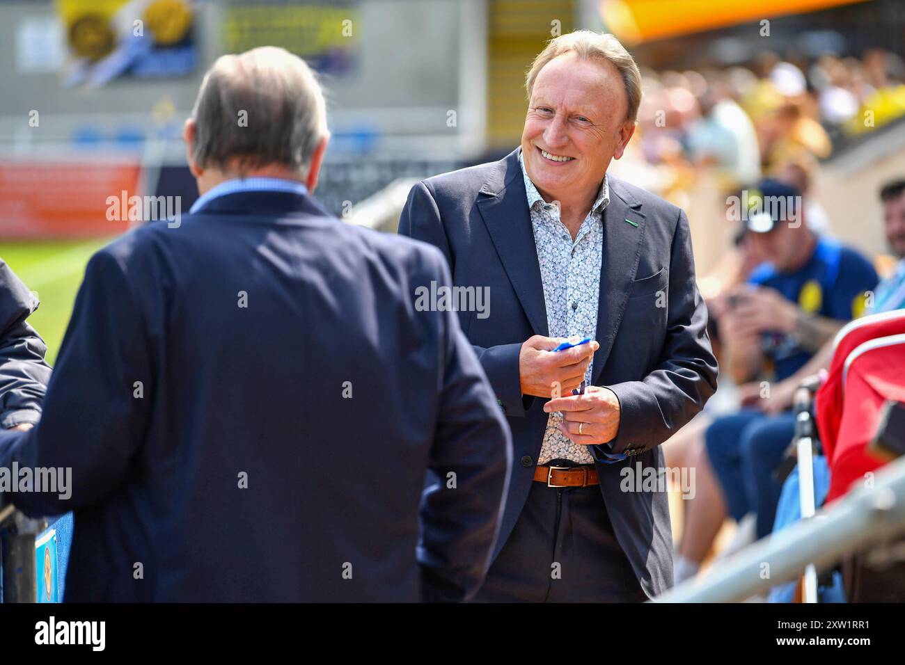Farnborough, UK. 17 August 2024. Torquay United football Advisor Neil ...