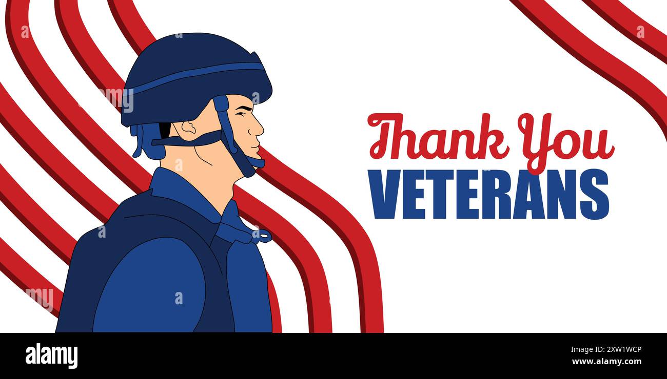 Happy Veterans Day Banner, Poster Stock Vector Image & Art - Alamy
