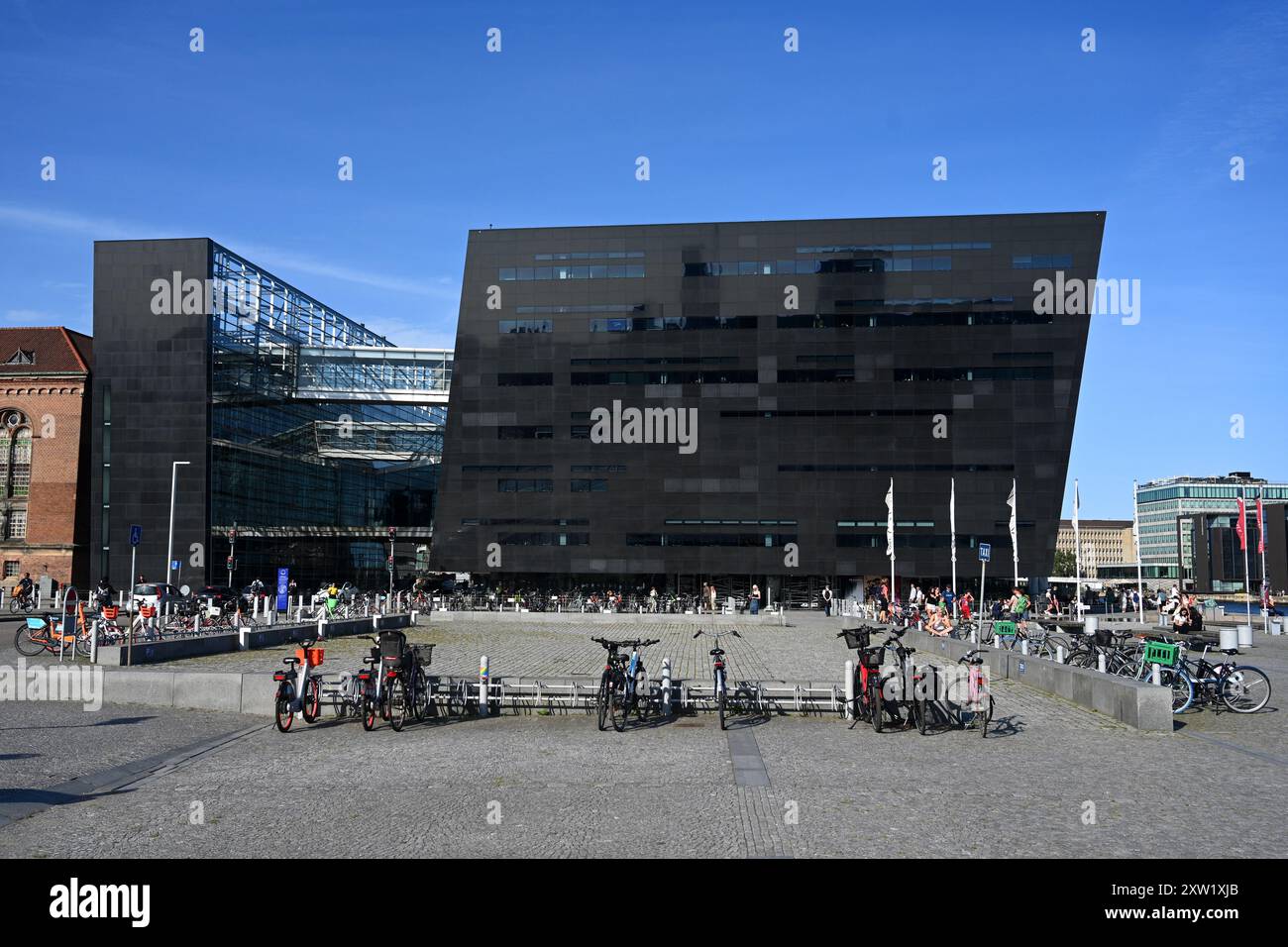 Copenhagen, Denmark - August 1, 2024: The Royal Library, the National ...