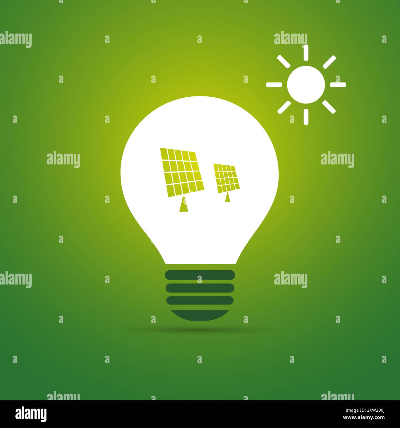Sustainable Resources, Renewable, Reusable Green Energy Concept with ...