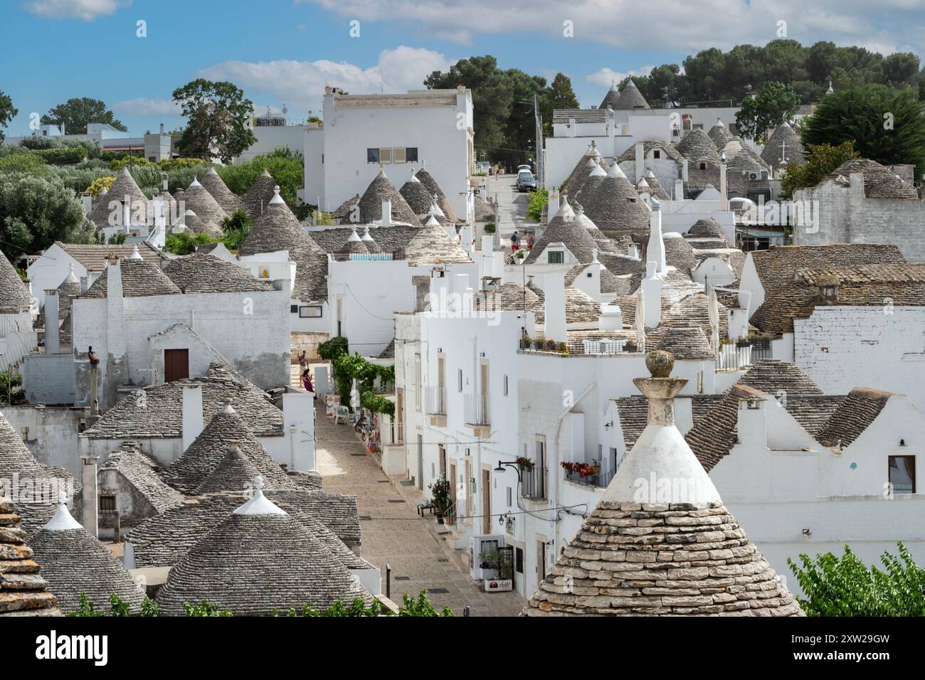 Trulli of Alberobello, a UNESCO heritage site Stock Photo - Alamy