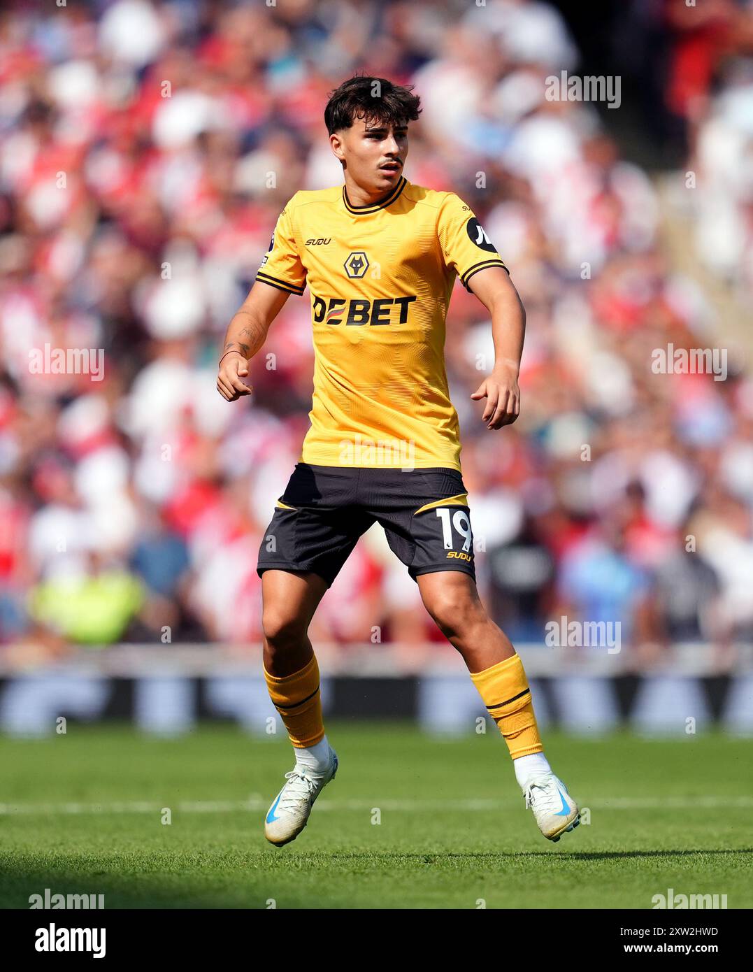 Wolverhampton Wanderers' Rodrigo Gomes during the Premier League match ...