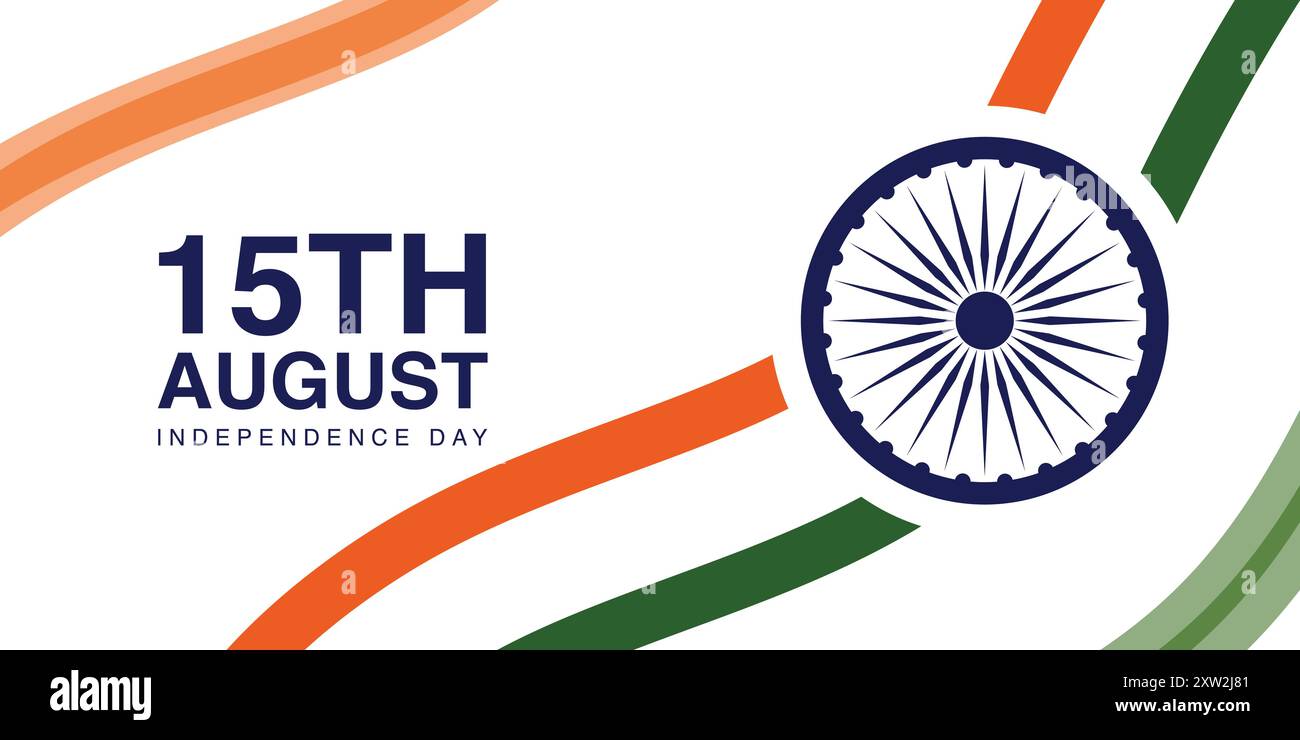 15th August Independence Day Poster, Banner, Background Stock Vector ...