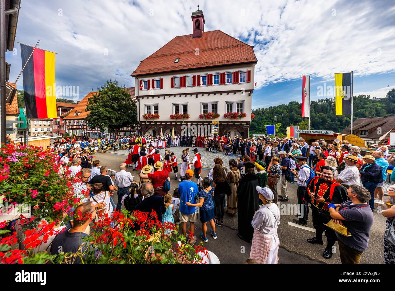 Impressions of the Schäferlauf 2024 in Wildberg, Baden-Württemberg ...