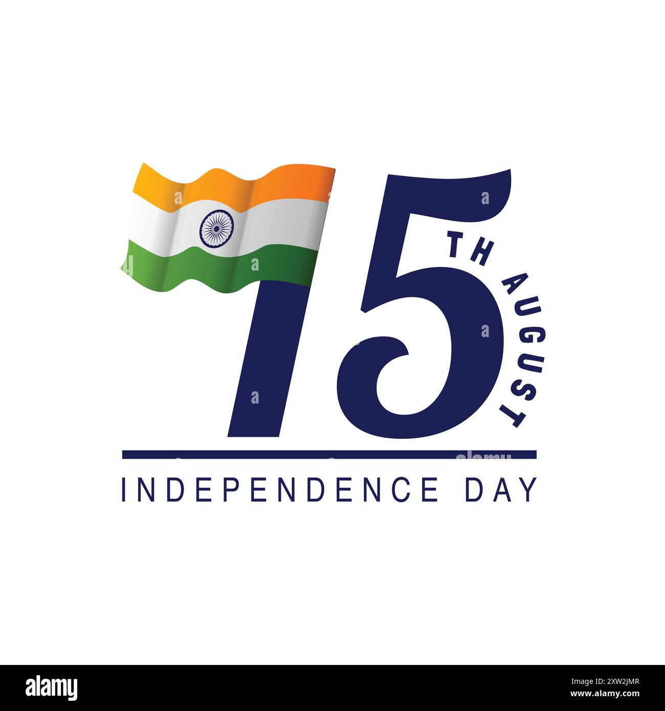 15th August Independence Day Creative Design Stock Vector Image & Art ...