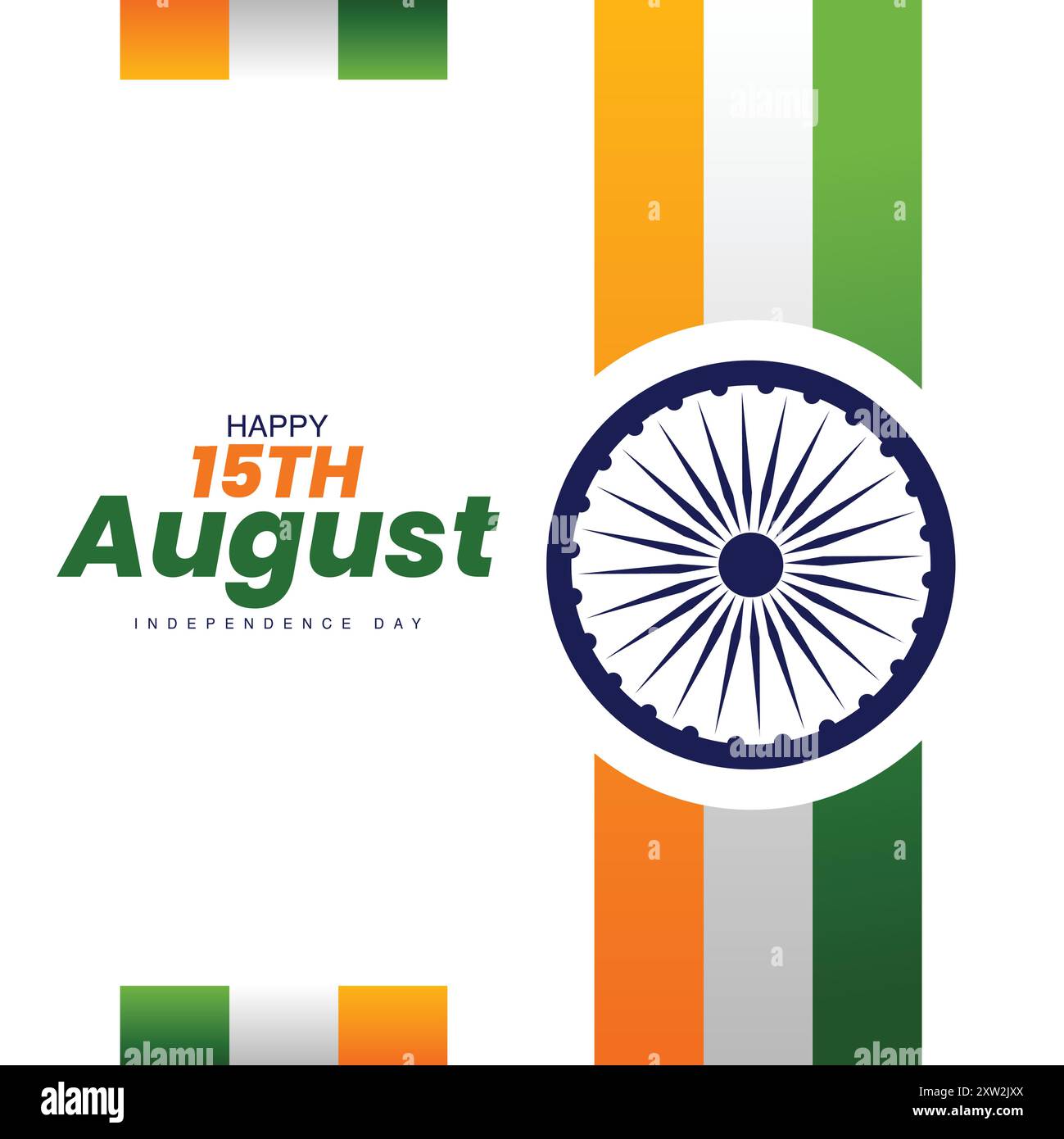15th August Independence Day Social Media Post Stock Vector Image & Art ...