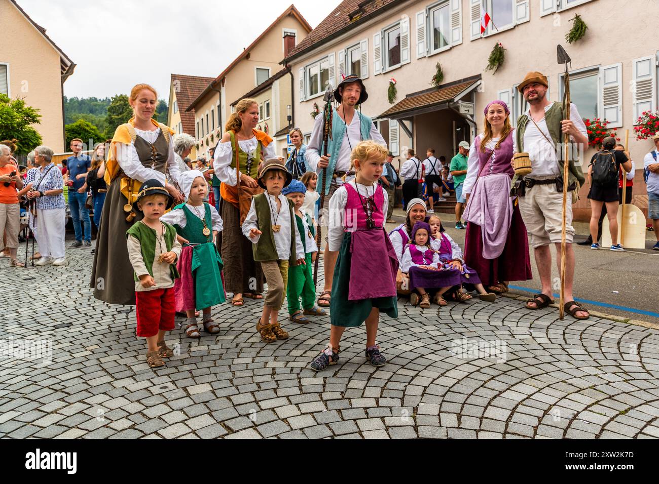 Parade at the Schäferlauf 2024 in Wildberg, Baden-Württemberg, Germany ...