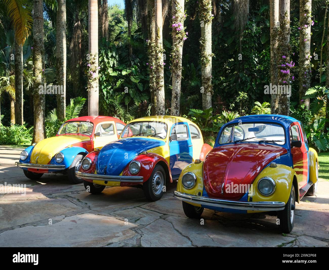 BRUMADINHO, BRAZIL - May 4, 2024: Colored cars of Troca-Troca by Jarbas ...