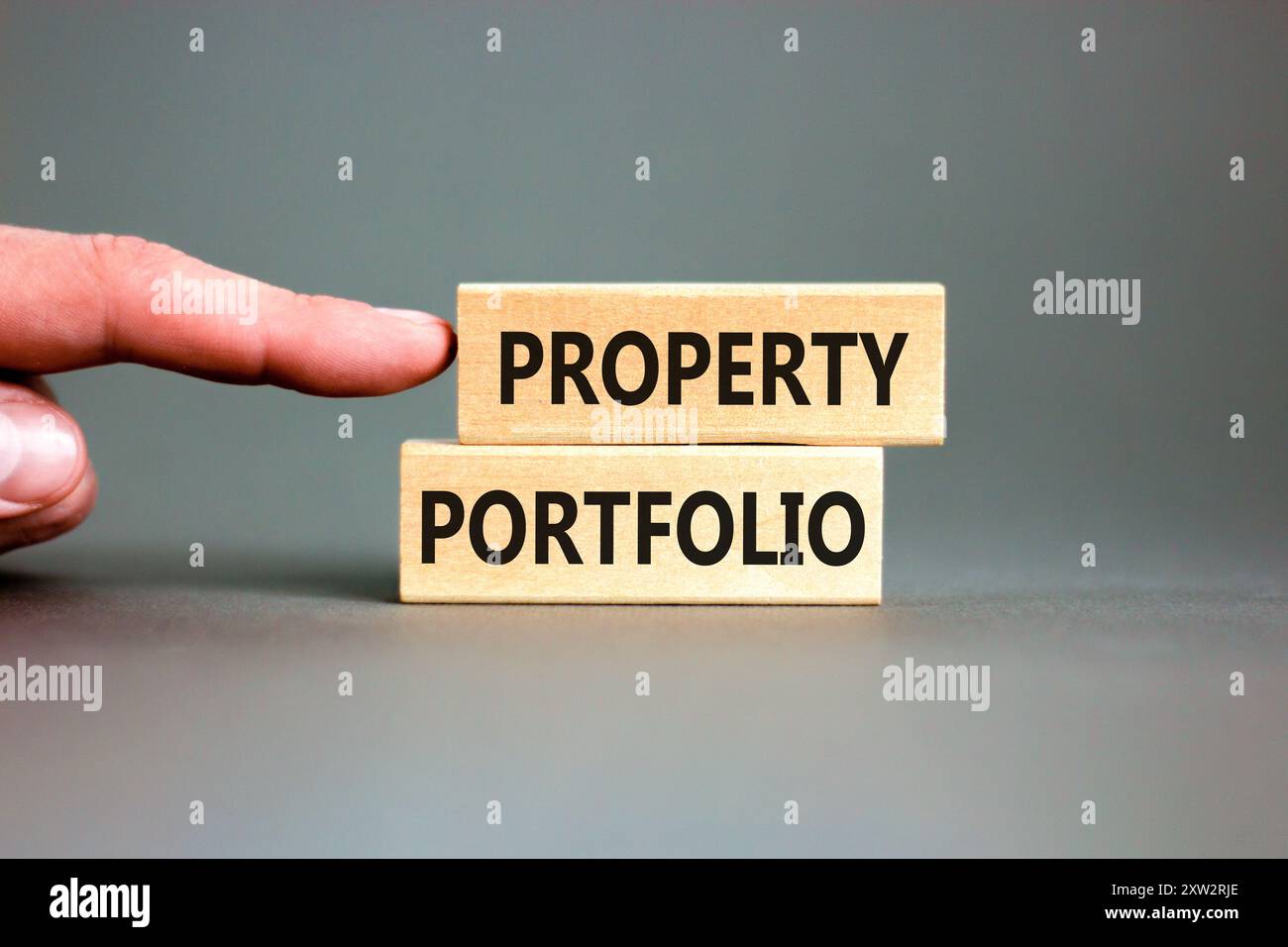 Property portfolio symbol. Concept words Property portfolio on ...