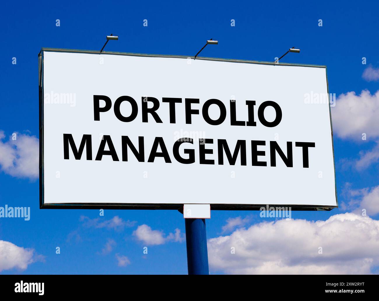 Portfolio management symbol. Concept words Portfolio management on ...