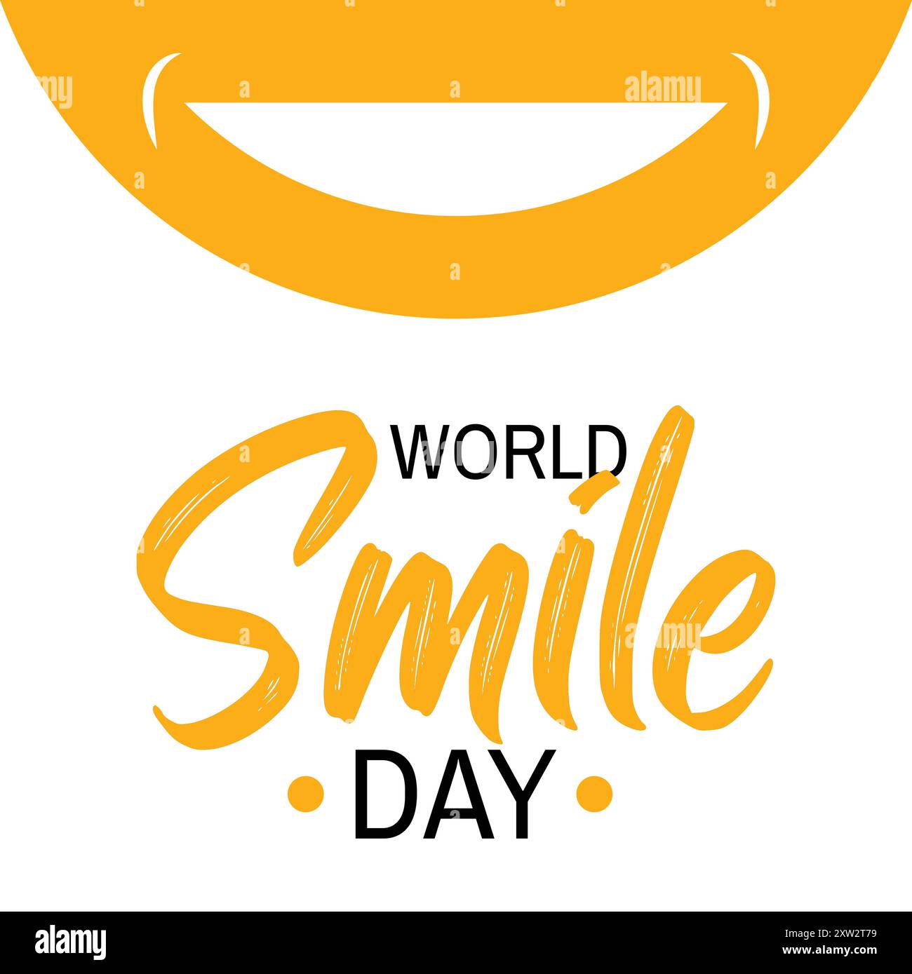 Smile Day Poster Background Stock Vector Image & Art - Alamy
