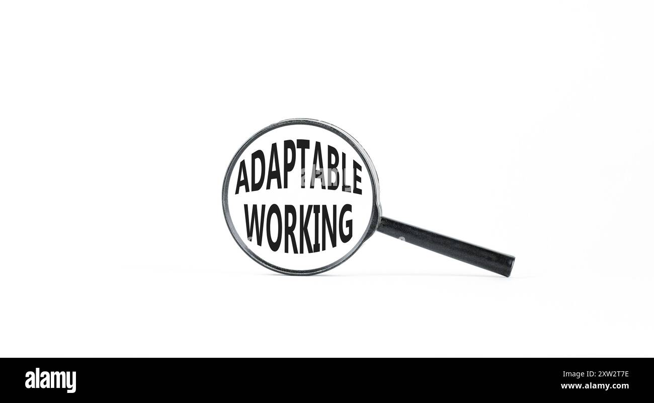 Adaptable working symbol. Concept words Adaptable working in beautiful ...