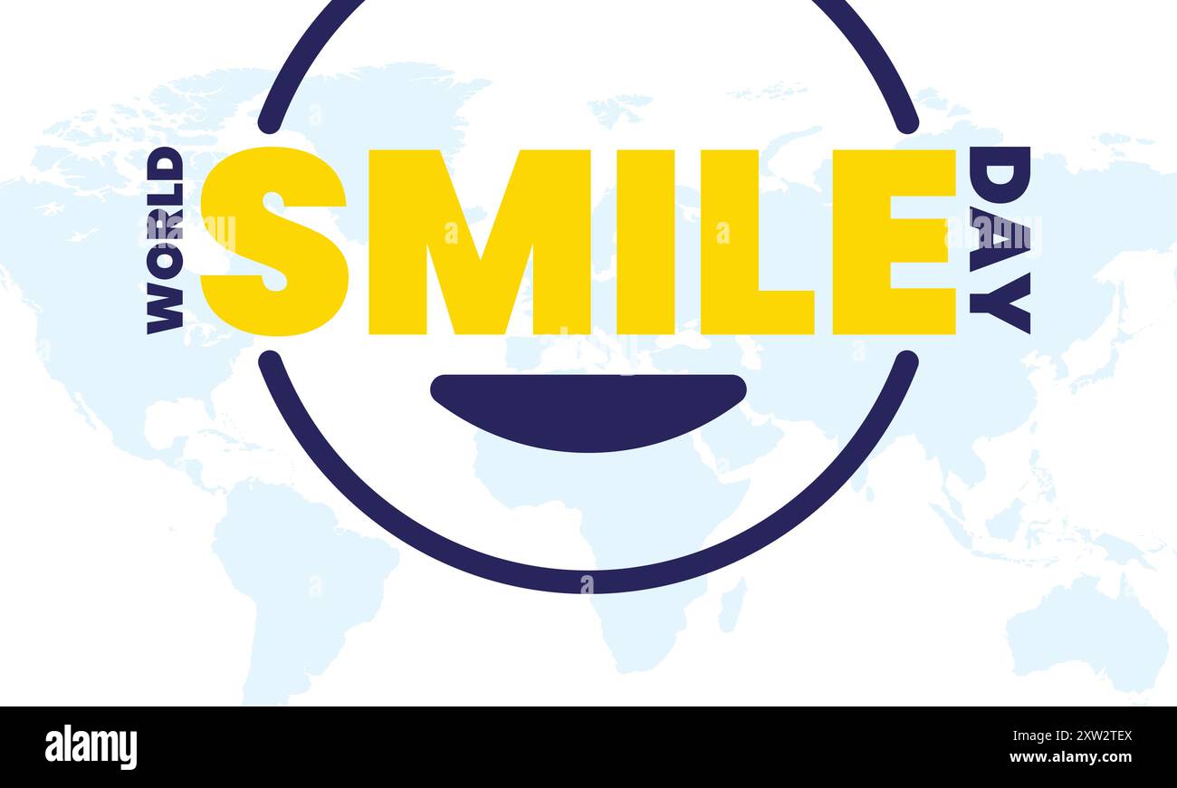 Smile Day Poster Background Stock Vector Image & Art - Alamy
