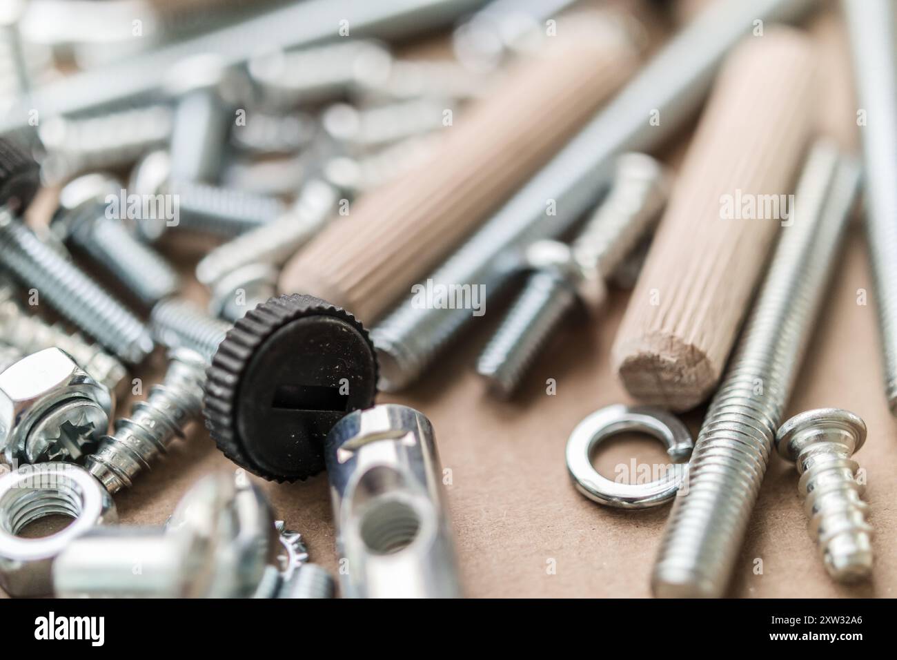 Screw furniture dowel hi-res stock photography and images - Alamy
