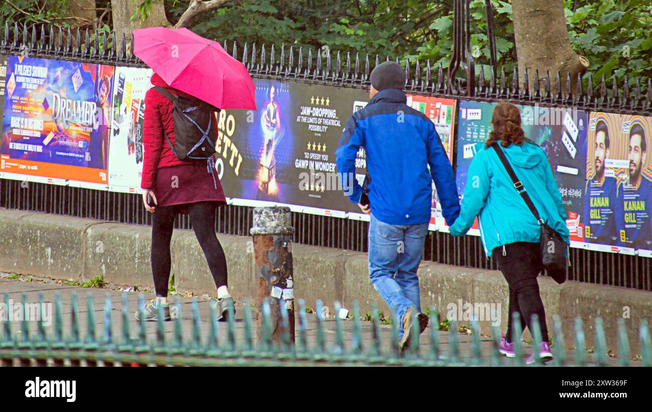 Edinburgh, Scotland, UK. 17th August, 2024. UK Weather: Wet Fringe on ...