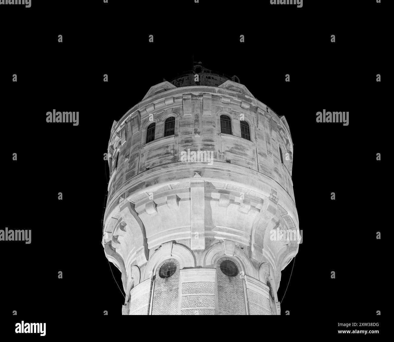 Grand watertower whati is the symbol of Ujpest district in Budapest ...