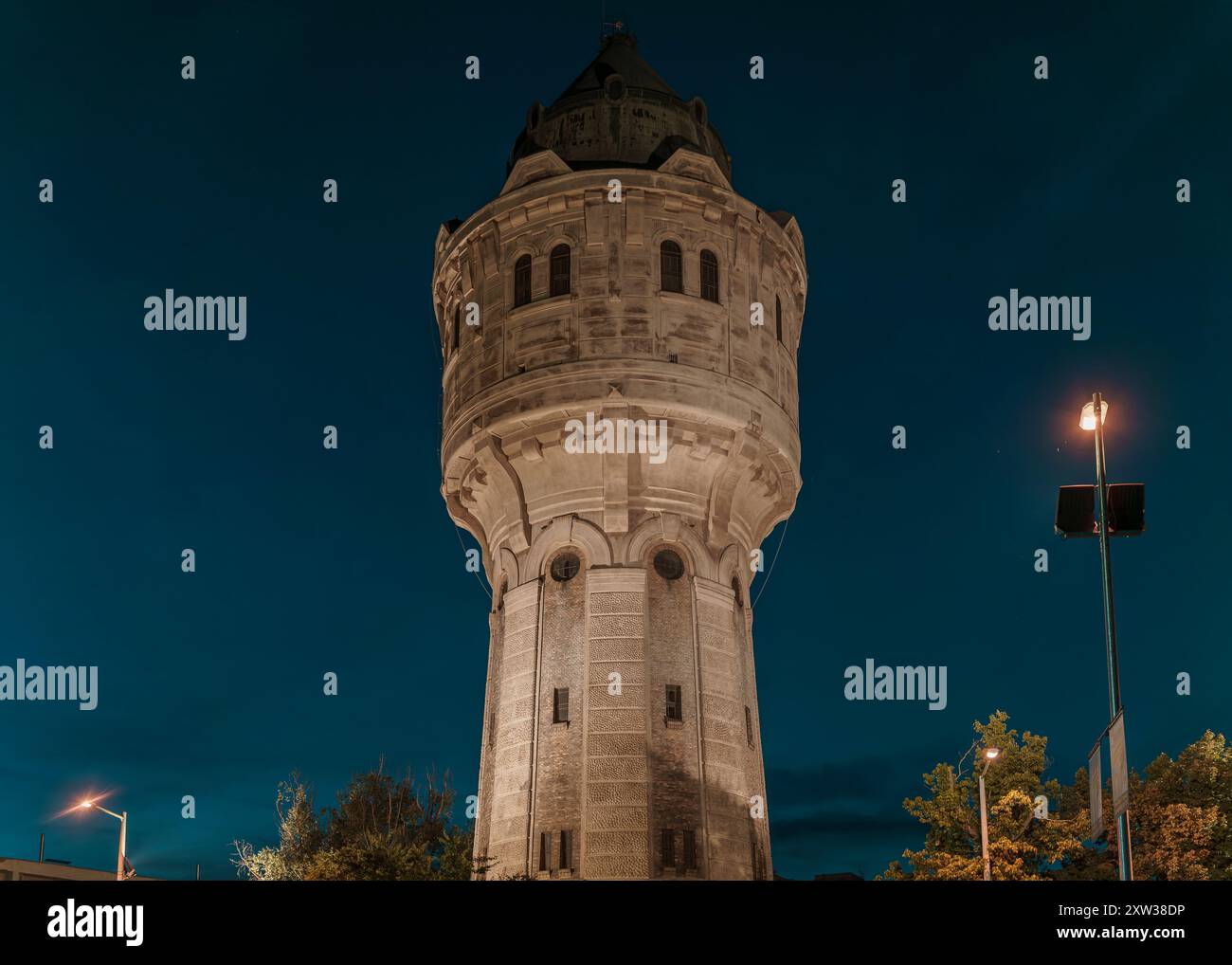Grand watertower whati is the symbol of Ujpest district in Budapest ...