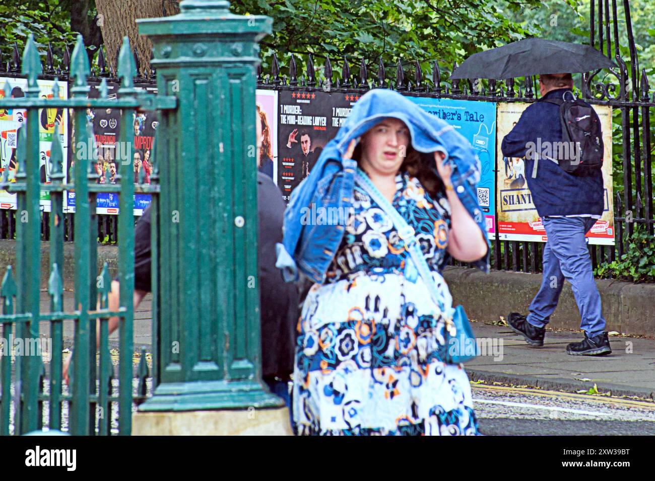 Edinburgh, Scotland, UK. 17th August, 2024. UK Weather: Wet Fringe on ...