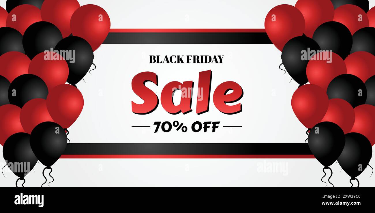 Banner black friday gifts Stock Vector Images - Alamy