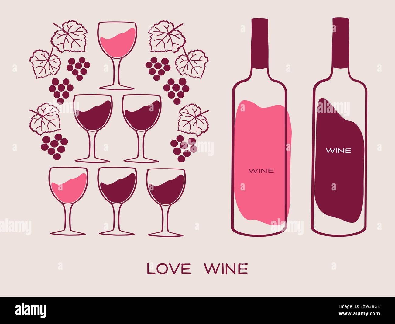 Artisan wine symbols hi-res stock photography and images - Alamy