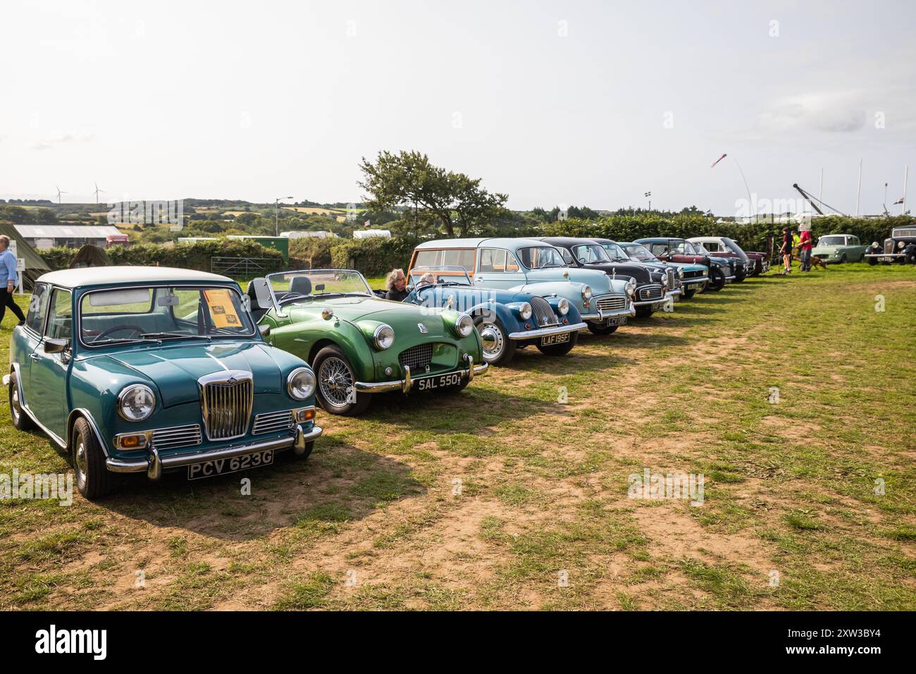 Stithians,Cornwall,UK,17th Aug, 2024.Large crowds attend The West of ...