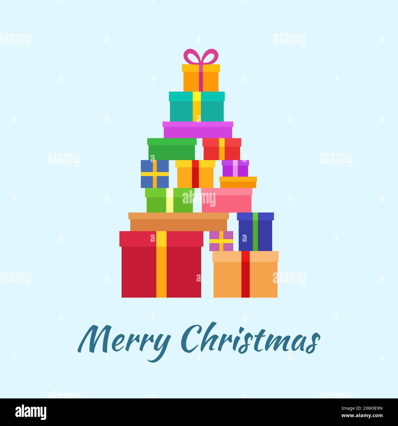 Mound of presents Stock Vector Images - Alamy