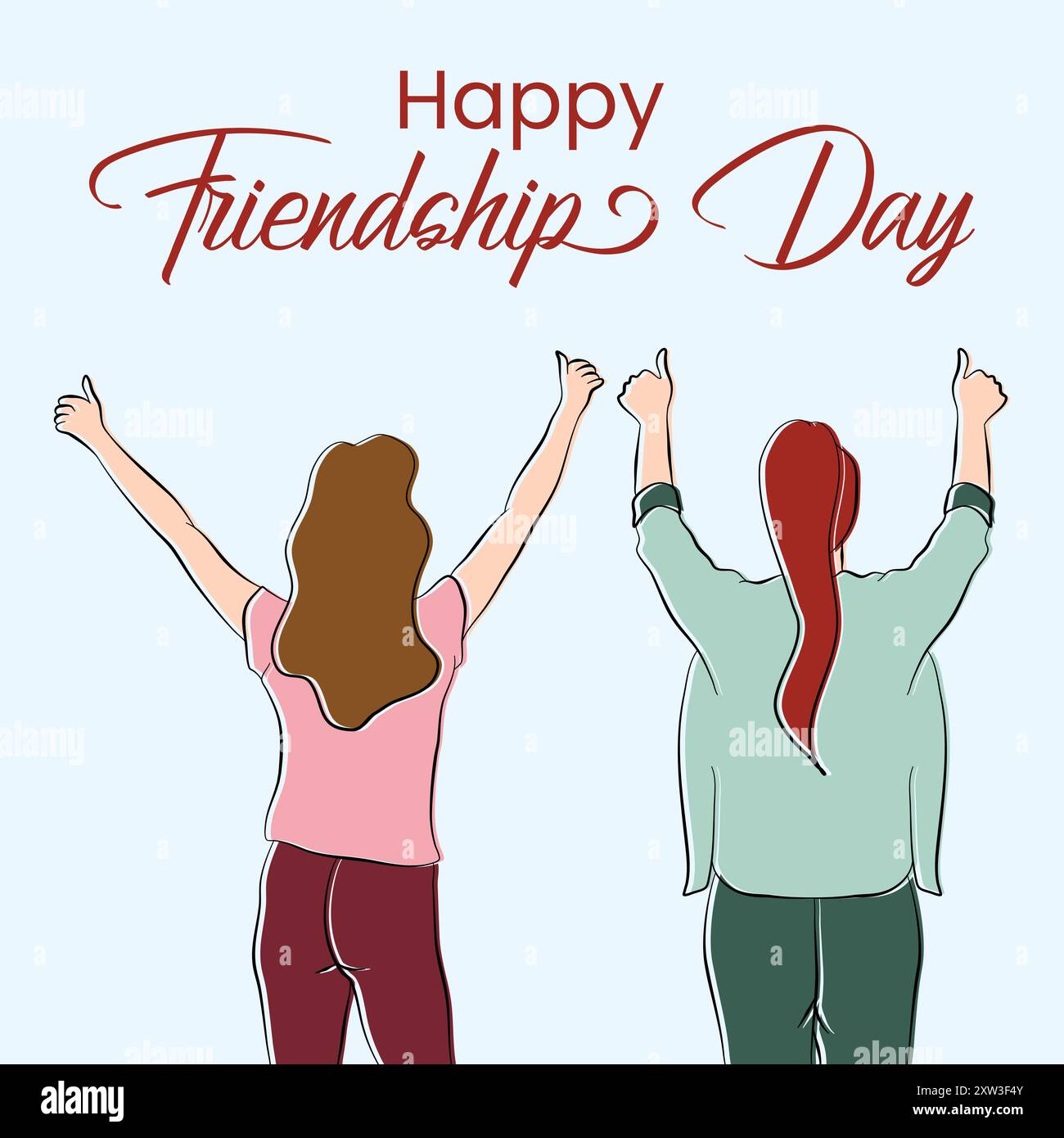 Typography friendship day hi-res stock photography and images - Alamy