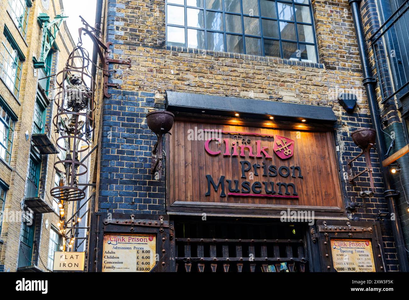 Clink Prison Museum, once a prison in Southwark, now an exhibition ...