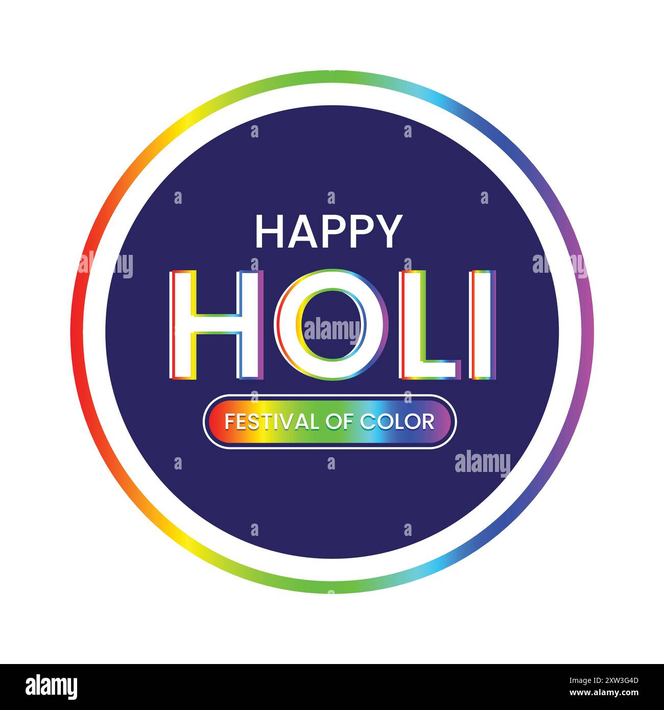 Holi spirit Stock Vector Images - Alamy
