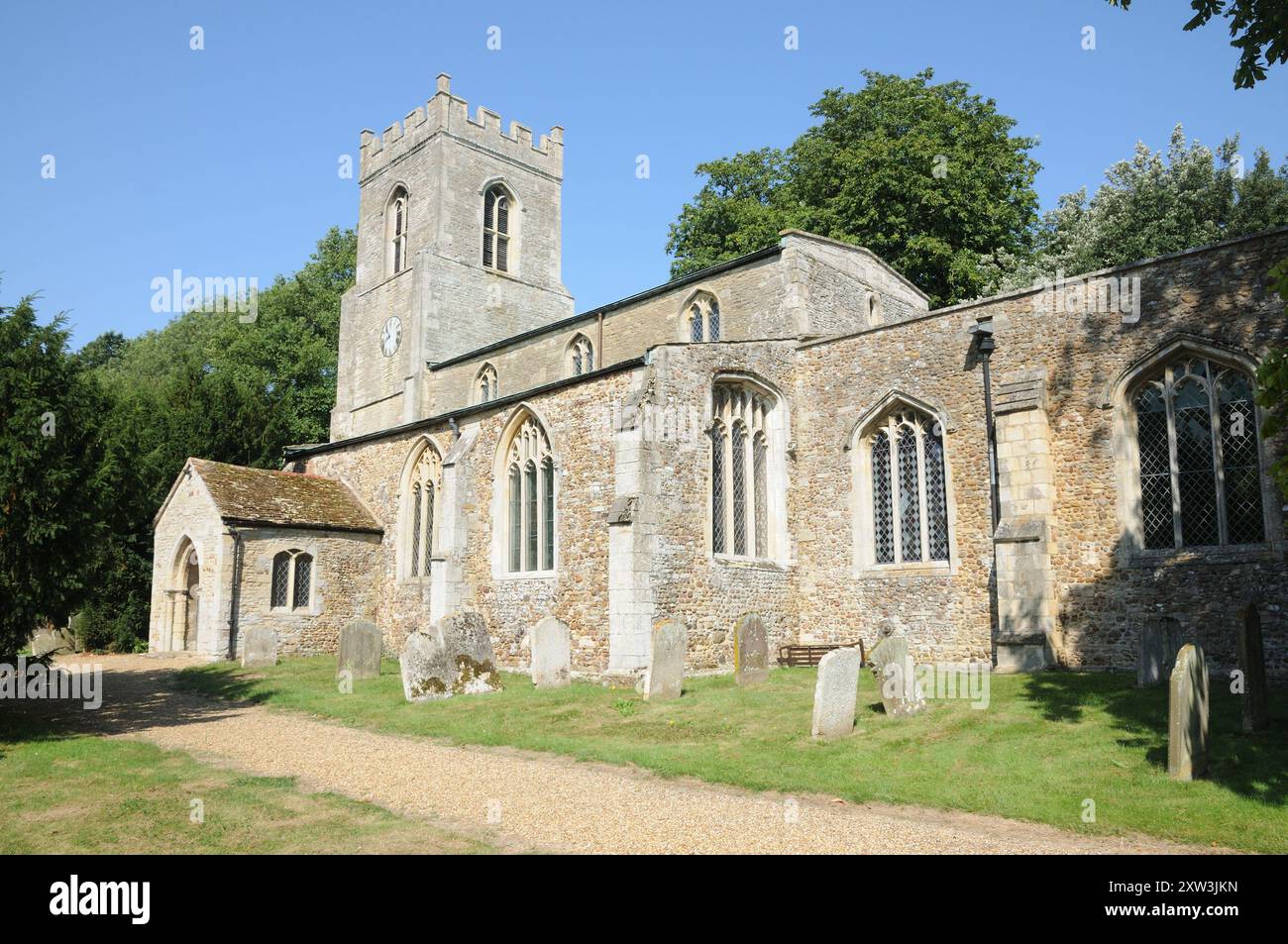 St Andrews Church, Abbots Ripton, Cambridgeshire Stock Photo - Alamy