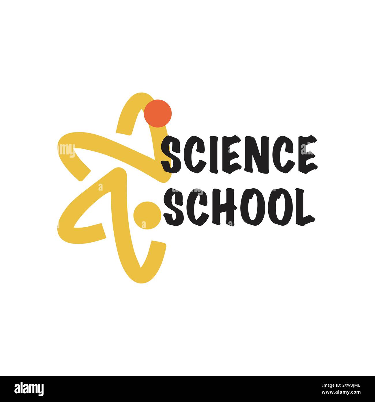 Science School Label Sign Stock Vector Image & Art - Alamy