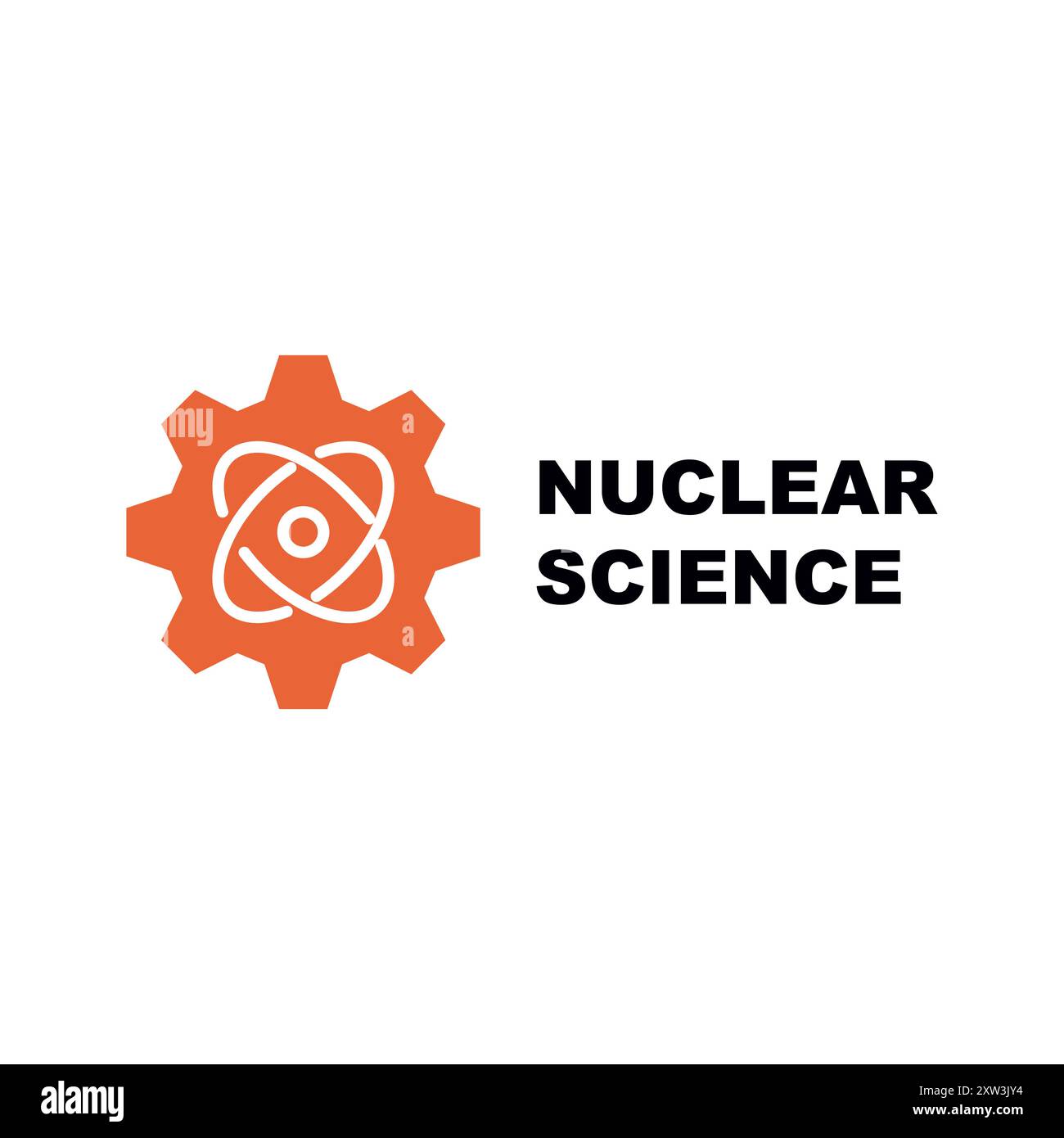 Atom Nuclear Science Sign Stock Vector Image & Art - Alamy