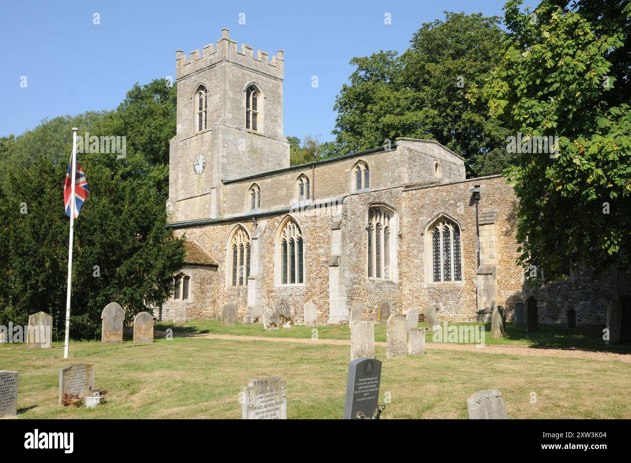 St Andrews Church, Abbots Ripton, Cambridgeshire Stock Photo - Alamy