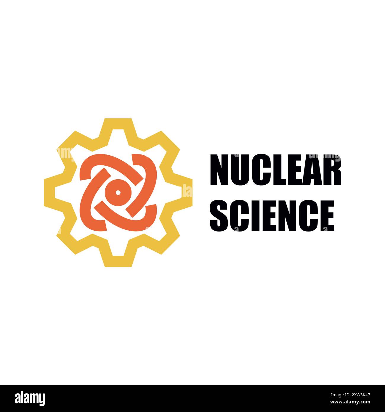Gear Atom Nuclear Science Sign Stock Vector Image & Art - Alamy