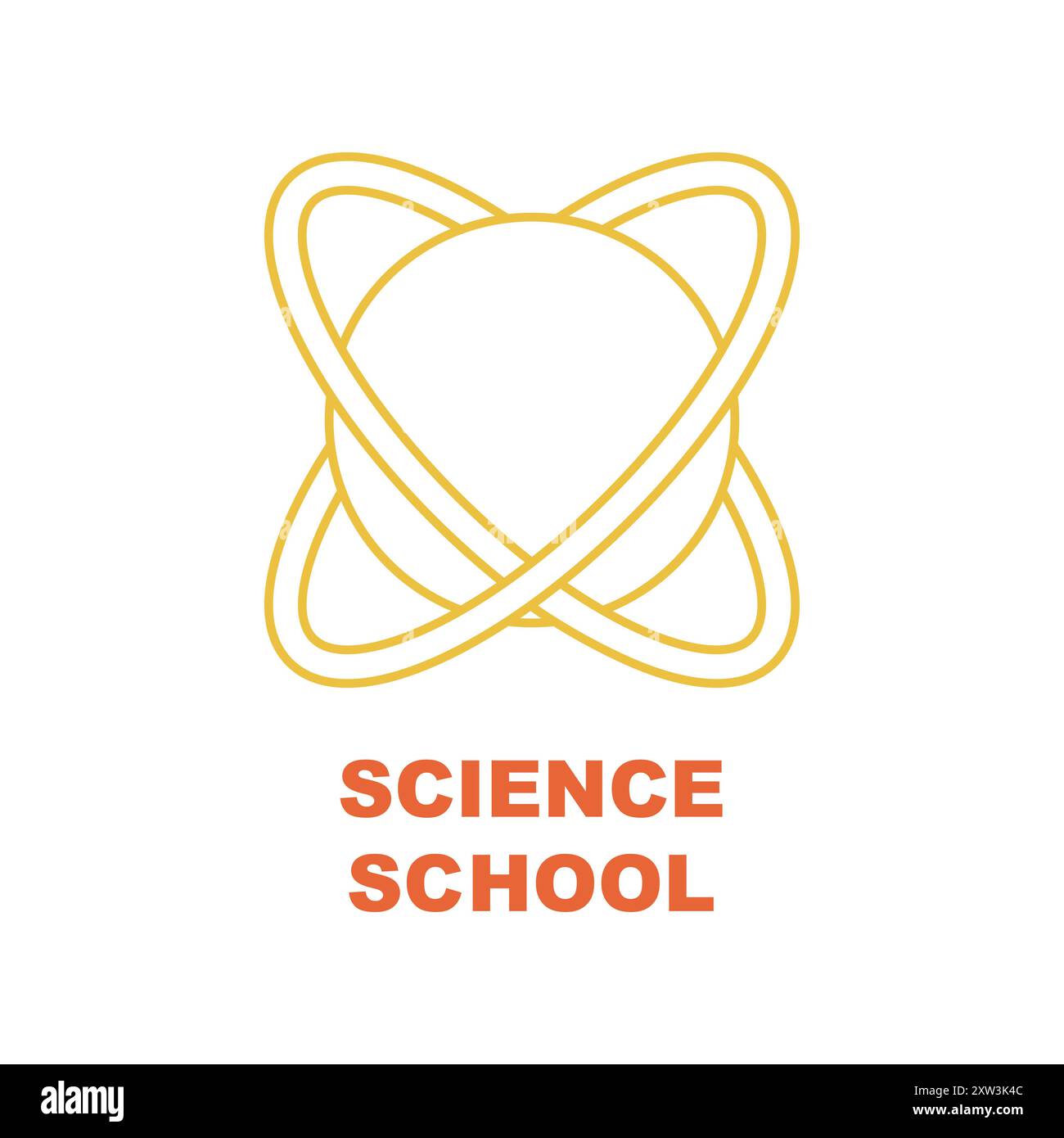 Nuclear Atom Science School Sign Stock Vector Image & Art - Alamy