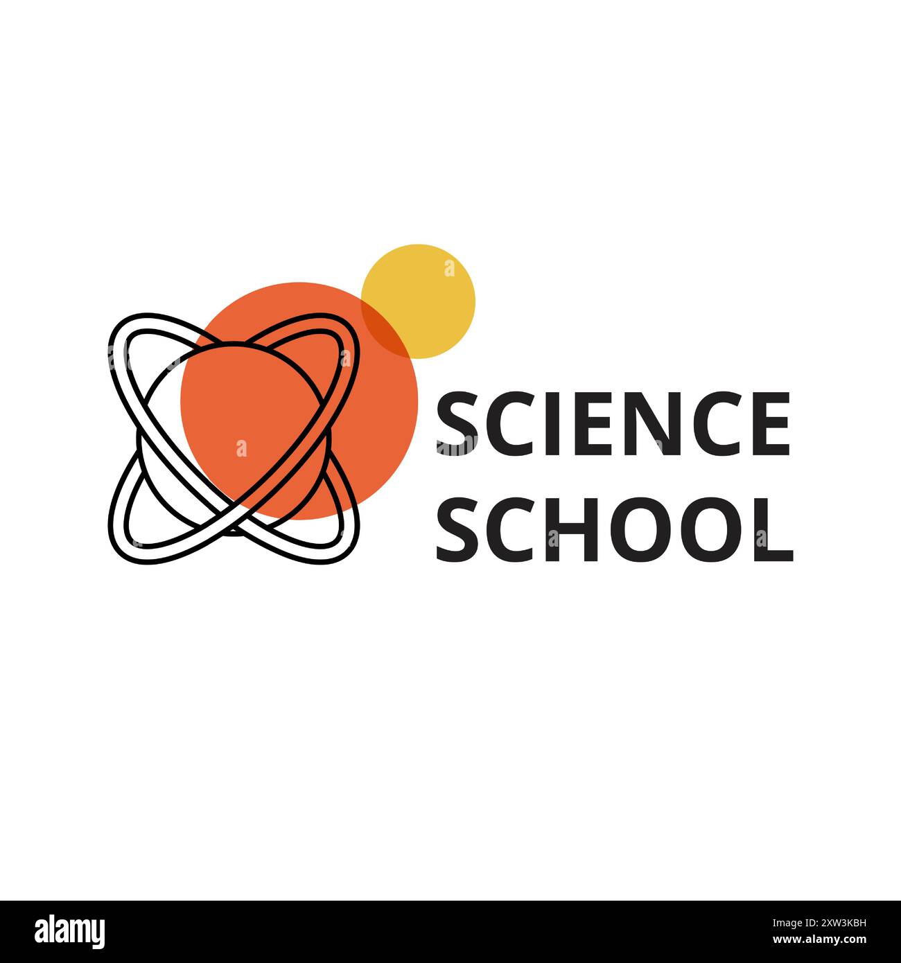 Science Atom School Sign Stock Vector Image & Art - Alamy