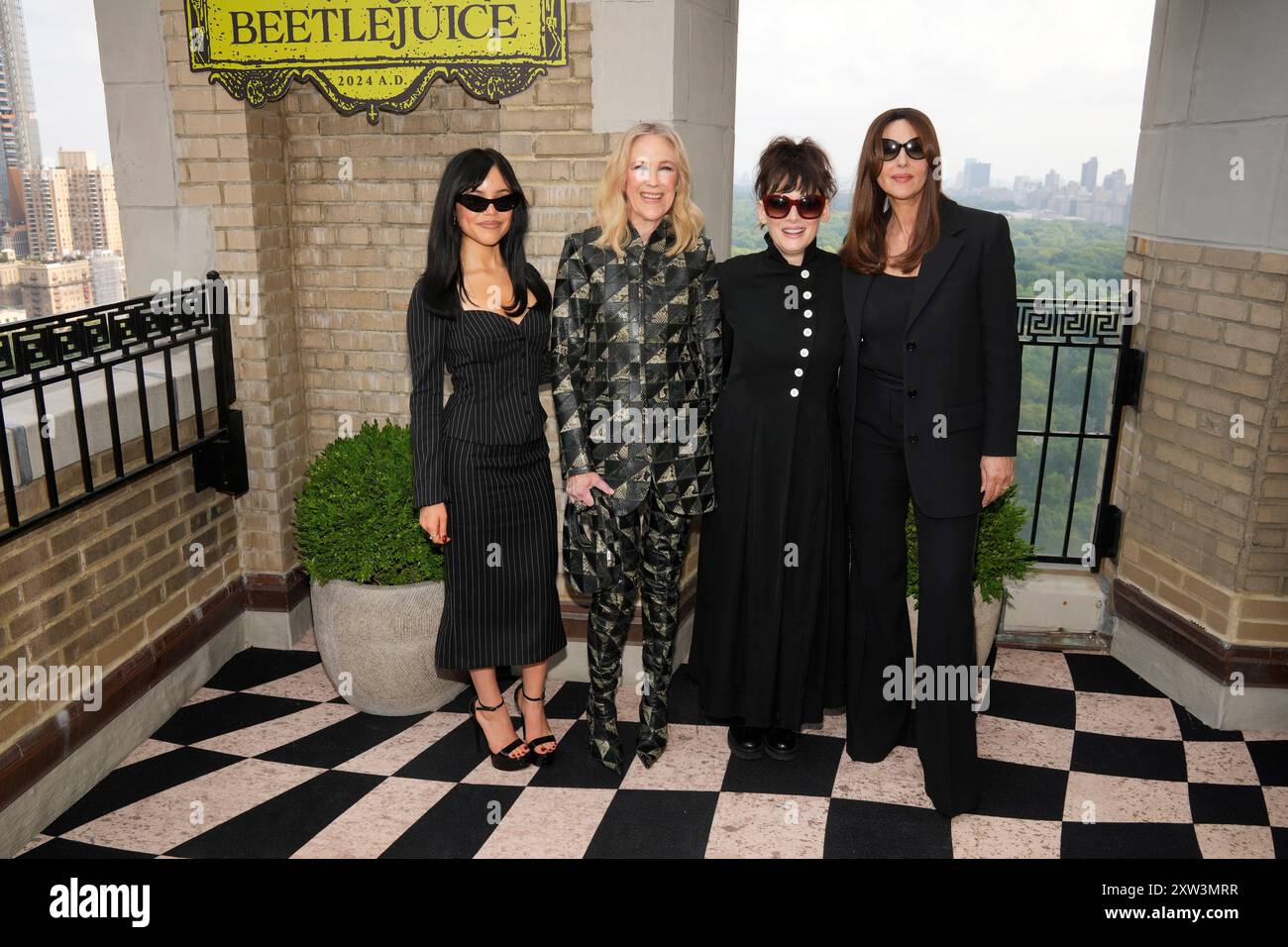 Jenna Ortega, from left, Catherine O'Hara, Winona Ryder and Monica ...