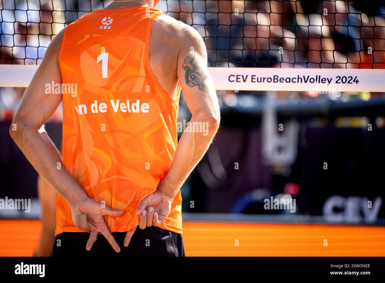 THE HAGUE - Steven van de Velde during the quarter finals (m) of the ...