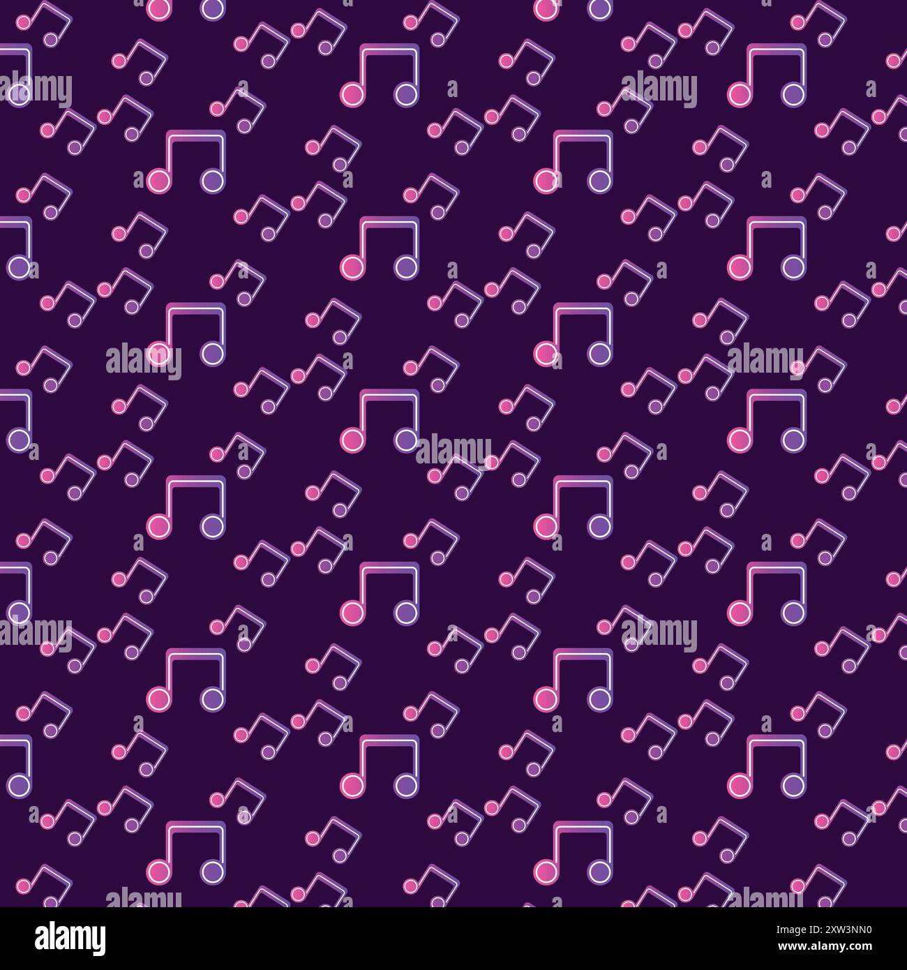 Music Note Seamless Pattern Stock Vector Image & Art - Alamy